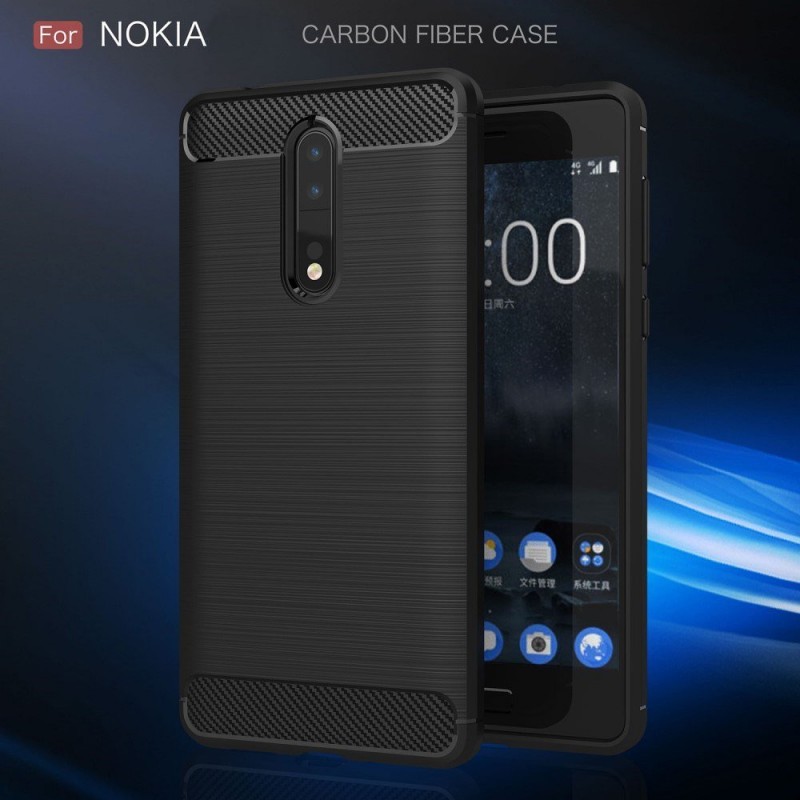 Nokia 8 C-style armor cover, Gratis fragt Leveso.dk
