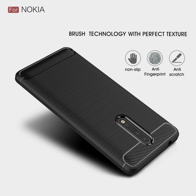 Nokia 8 C-style armor cover, Gratis fragt Leveso.dk