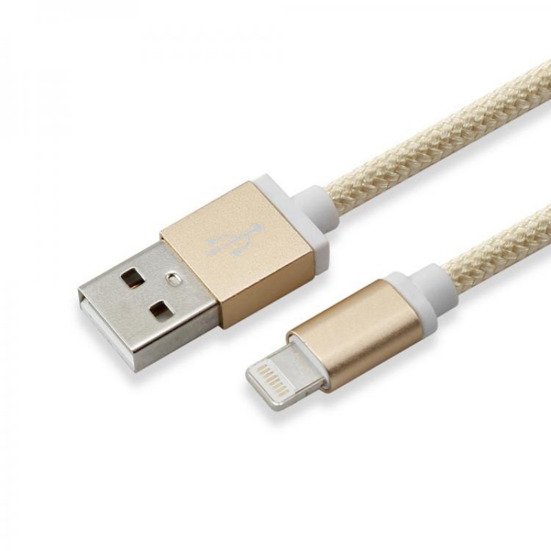 MAGNETISK LIGHTNING USB LADE KABEL 1M GULD| Leveso.dk