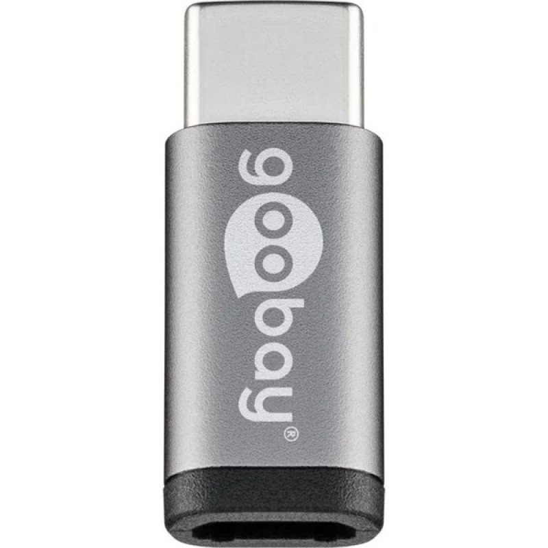 Usb Micro til usb type c adapter sølv | Leveso.dk