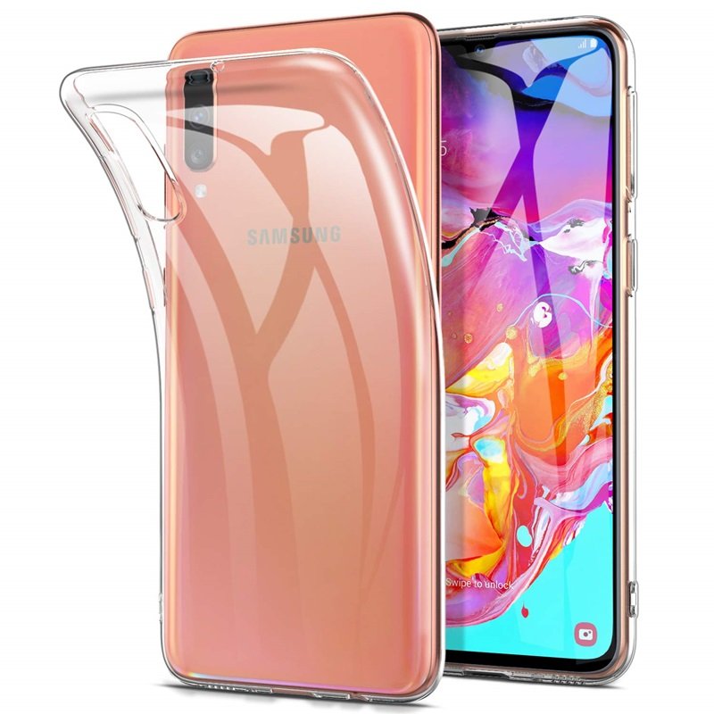 Samsung A70 blød tpu cover | Fri fragt | Leveso.dk